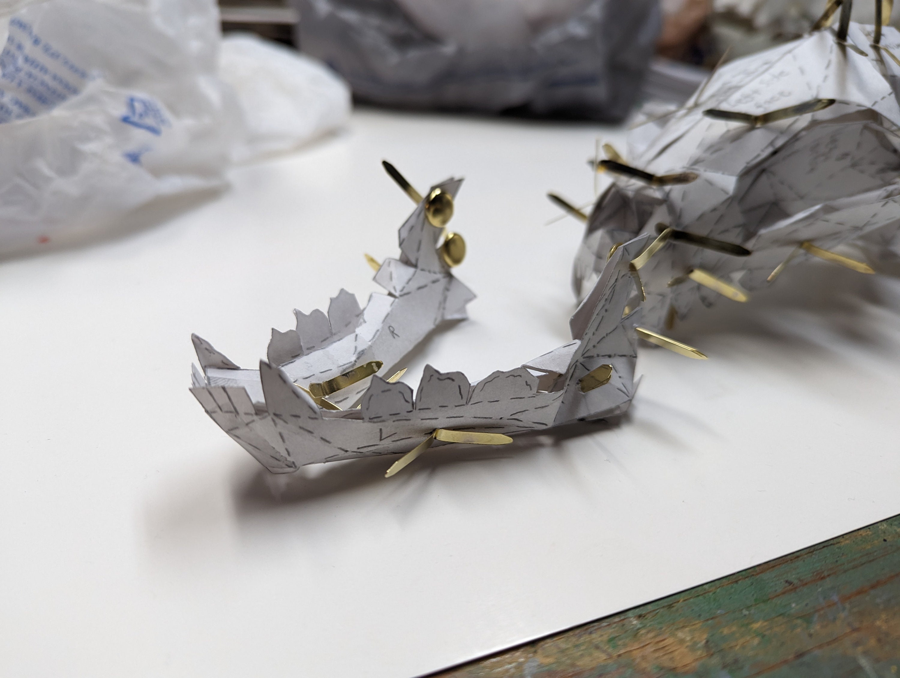 Life Size Papercraft Cat Skull Construction Kit, Cosplay Templates, PDF ...