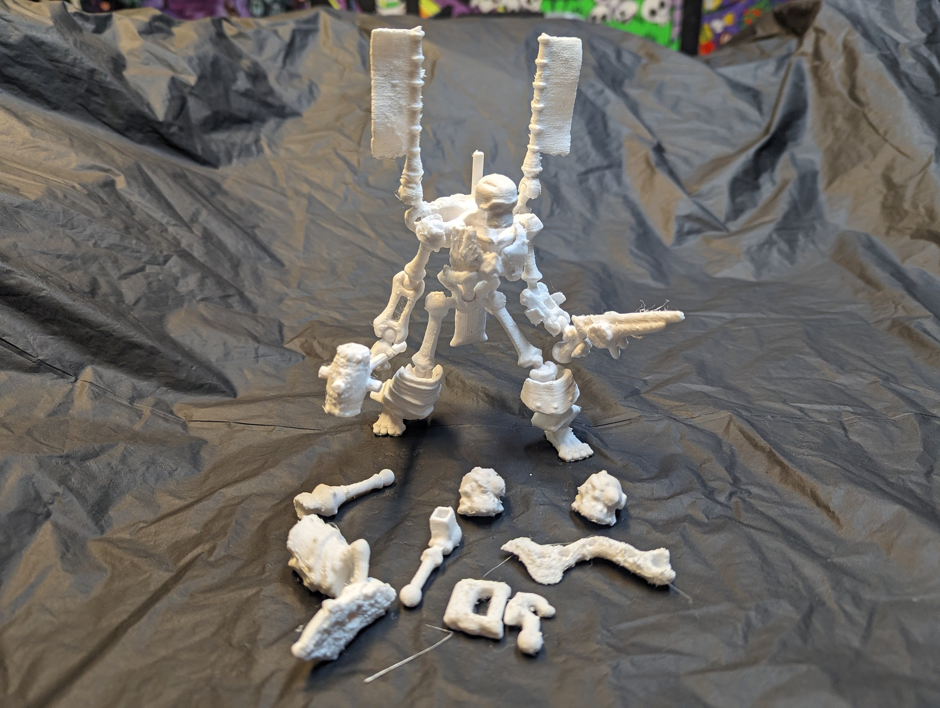 3d Print Skeleton Action Figure STL Files, Toy, Action Figure, 3d Print ...