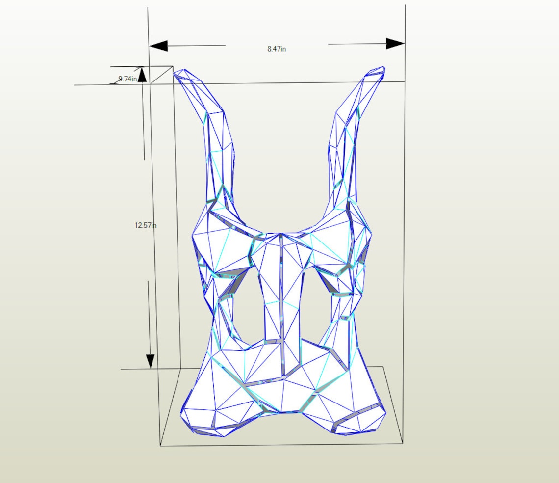 Pepakura Lion Skeleton, Cat, Feline, Papercraft, Templates, PDO, DIY ...