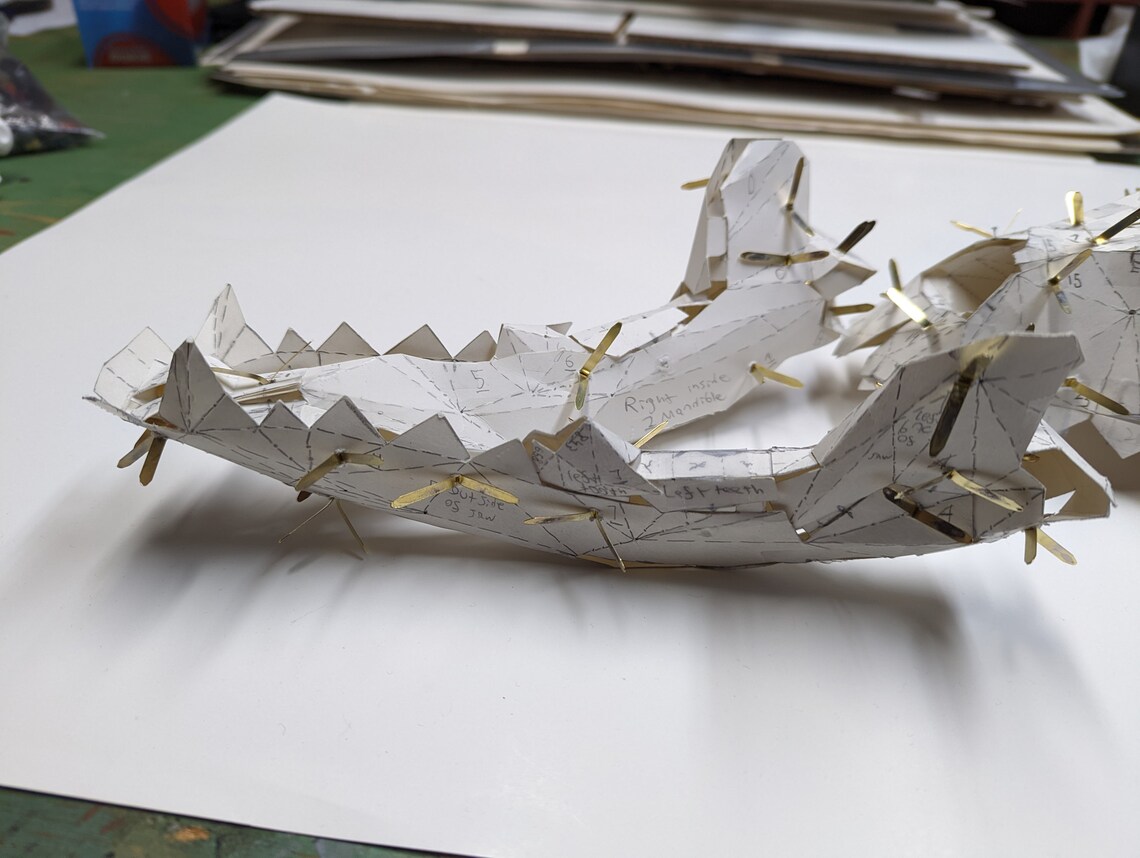 Life Size Papercraft Wolf Skull, PDF Templates, Cosplay, Canine, Dog ...