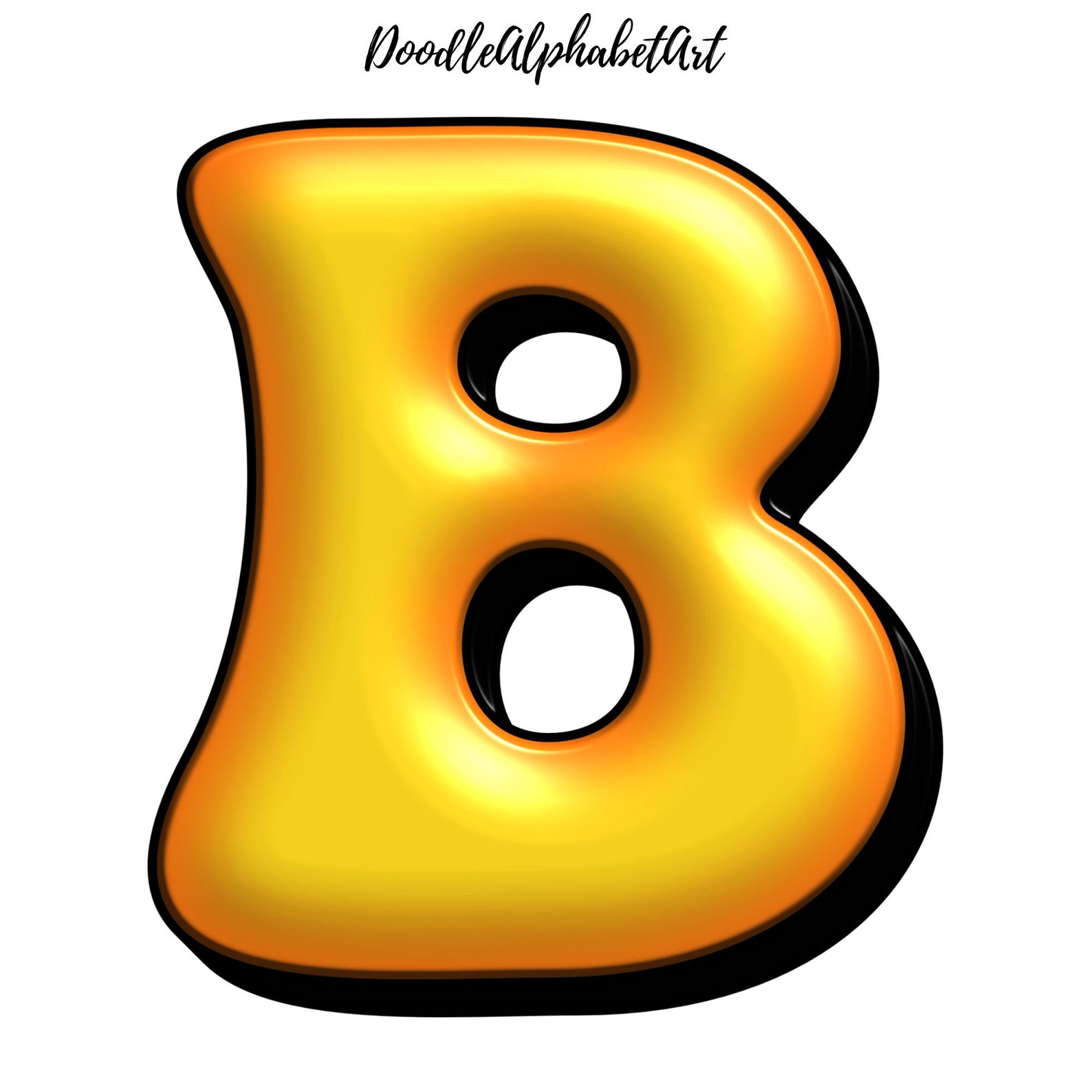 3D Retro Rainbow Alphabet PNG: Groovy Bubble Letters (5 Alpha Sets) - Etsy