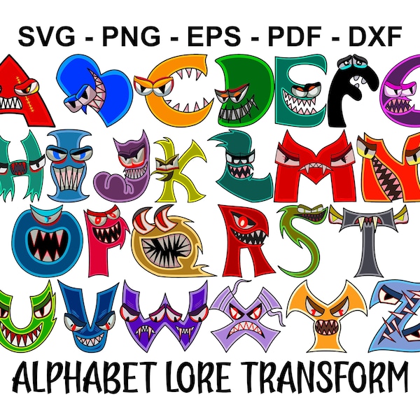 Alphabet Lore Png - Etsy