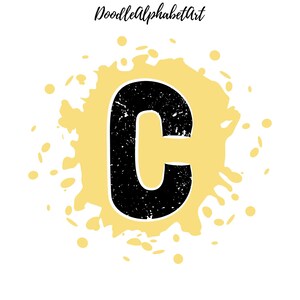 Colorful Paint Splatter Background Alpha Set, Black and White Grunge ...