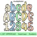 Black and White Polka Dot Doodle Alphabet PNG Bundle, Uppercase ...