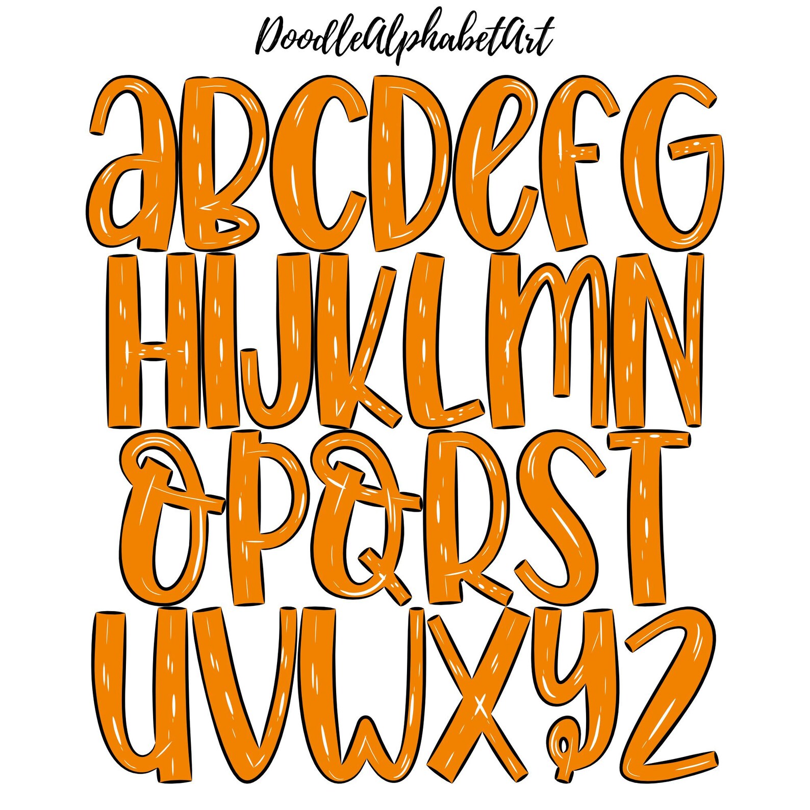 White Bubbles Splash Lines, Alphabet Letters PNG Bundle, 10 Alpha Sets ...