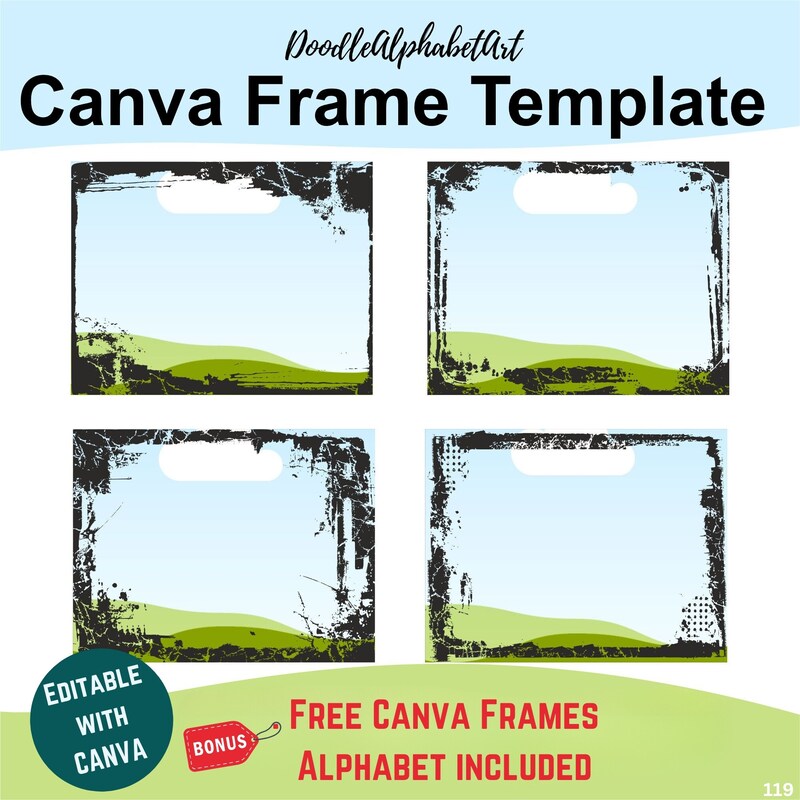 Distressed Frames - Etsy
