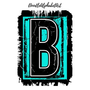 Distressed Blocks Letters PNG, Abstract Grunge Backgrounds, 5 Alpha ...