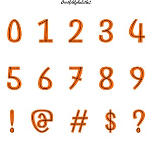 Editable Scribble Combo Alphabet SVG PNG Bundle, Fill With Your Own ...