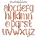 Boho Doodle Alphabet PNG Bundle: Hand-drawn Scribble Letters (digital ...