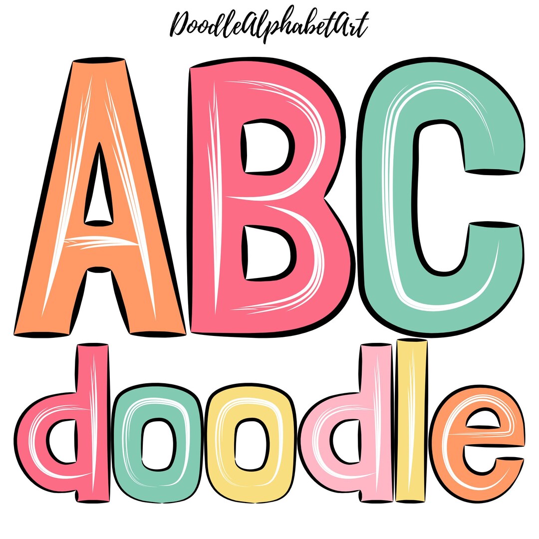 White Ink Brush Stroke Line, Alpha Set PNG Bundle, Hand Lettering ...