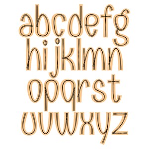 Summer Pastel Color Palette Scribble Letters PNG ,hand Drawn Doodle ...