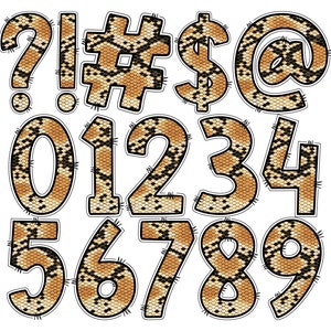 Snake Skin Alphabet Letters PNG: Doodle Clipart (digital Download) - Etsy