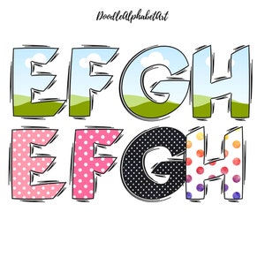 Canva Frame Bold Alphabet, Outline Strokes Handwritten Uppercase and ...