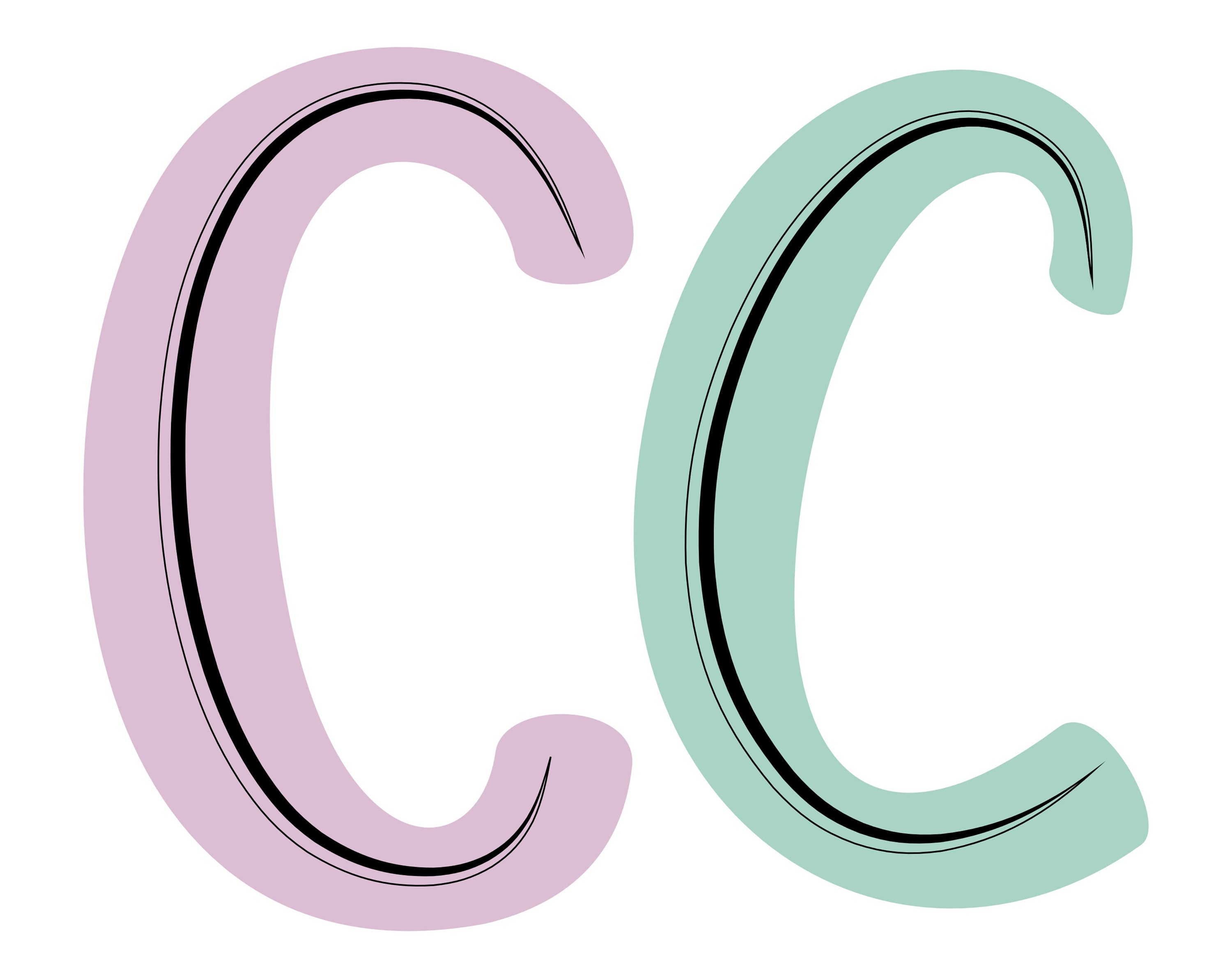 Pastel Doodle Alphabet PNG Bundle: Bohemian Scribble Letters (digital ...