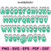 Groovy Doodle Alphabet: Outline Letters, Dots Font (digital Download ...