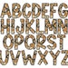 Snake Skin Digital Alphabet Letters PNG Hand Drawn Snake - Etsy