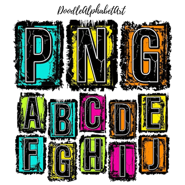 Distressed Blocks - Etsy