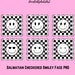 Checkered Smiley Face PNG Bundle: Groovy Letters, Dots Alphabets ...