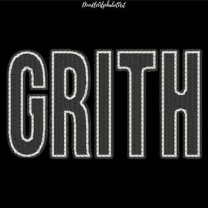 Grith Embroidery Font, Bean Stitch & Backstitch, 5 Sizes 7 Formats + 5 ...