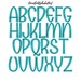 Bright Distressed Doodle Alphabet Vintage Grunge Scribble Letters PNG ...