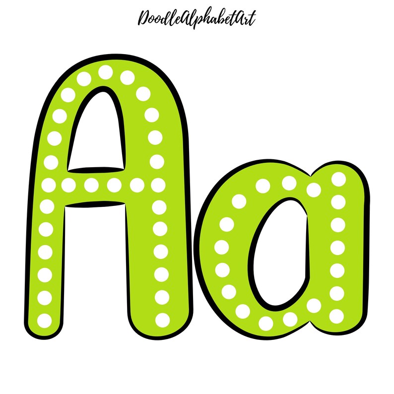 Vibrant Dots Alphabet PNG Bundle: Marquee Letters (digital Download) - Etsy