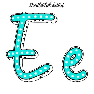 Dalmatian Retro Dots Alphabet PNG Bundle, Bright Colors, 5 Alpha Sets ...
