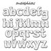 Distressed Grunge Alphabet PNG: Vintage Letter Set (digital Download ...