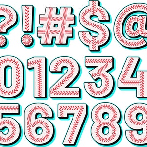 Baseball Alphabet Letters PNG Bundle, Baseball Sports Doodle Letters ...