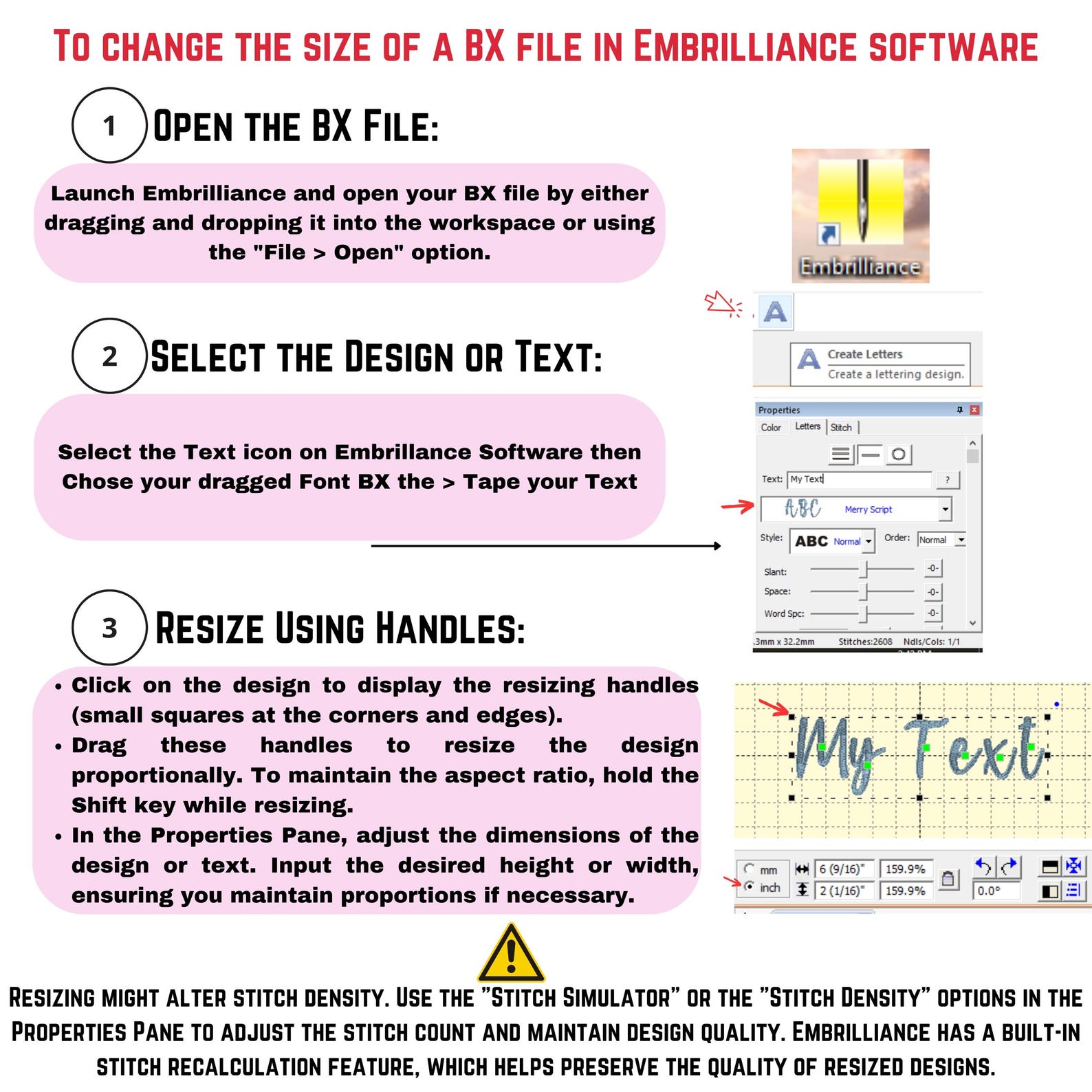 Handwriting Comics Embroidery Font: 5 Sizes, Doodle Style (BX Files ...