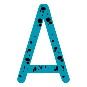 Bubbles Retro Letters PNG, Hand Drawn Doodle Alphabet PNG Bundle With ...