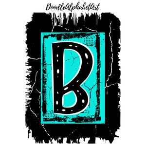 Grunge Alphabet PNG Bundle: Distressed Letters, Numbers, Symbols ...