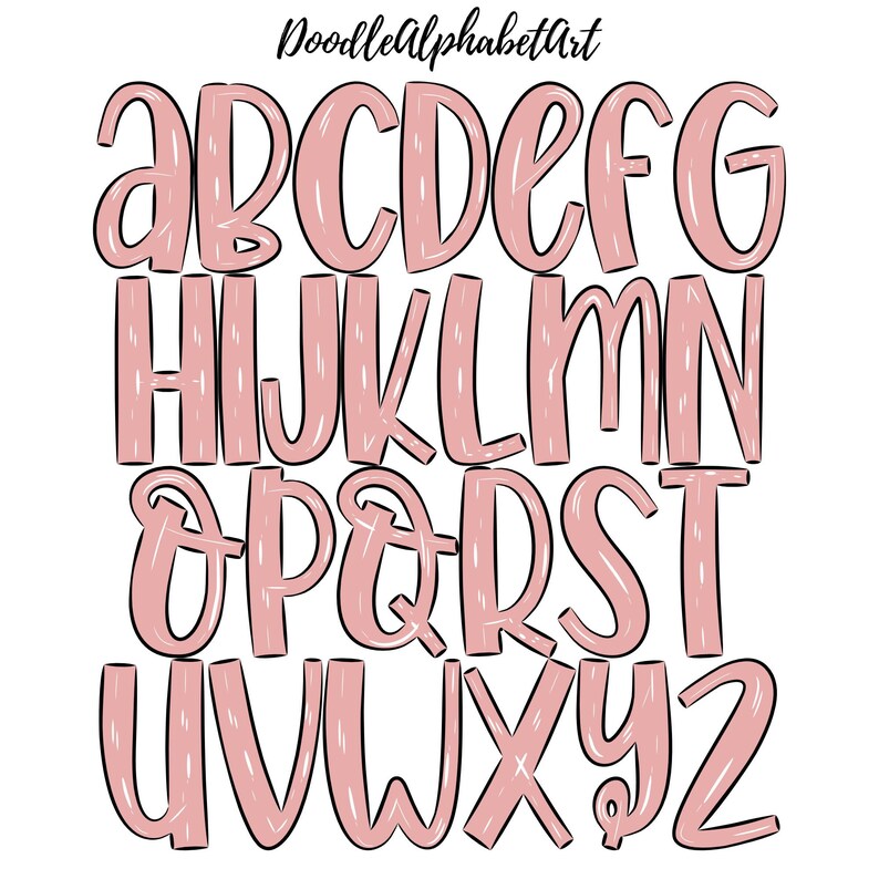 White Bubbles Splash Lines, Alphabet Letters PNG Bundle, 10 Alpha Sets ...