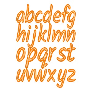 Bright Summer Color Scribble Alphabet PNG, Doodle Alphabet PNG Bundle ...
