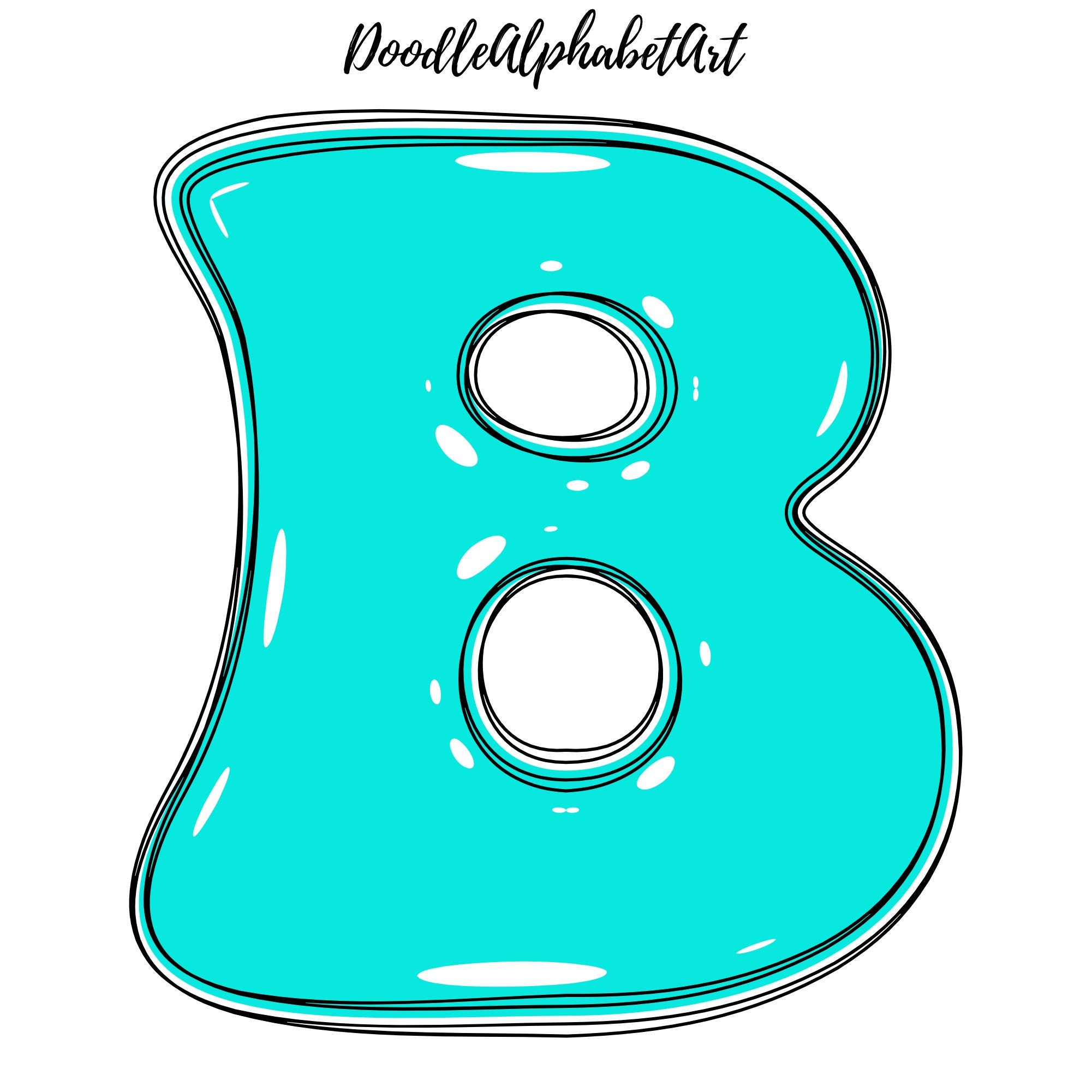 Retro Groovy Doodle Alphabet: Bright 3D PNG Bundle (5 Alpha Sets) - Etsy