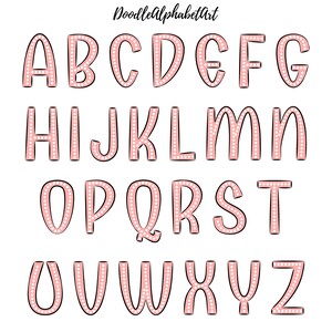 Dots Letters PNG Bundle, Pastel Color Palette, 8 Alpha Sets, Polka Dot ...