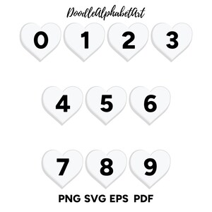 Black and White Letters Heart Bead Clip Art, Bead Font in PNG SVG EPS ...