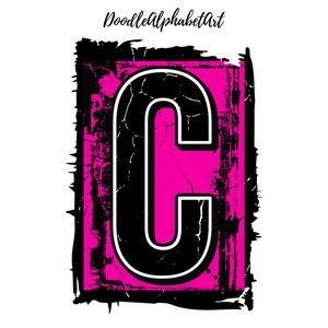 Distressed Blocks Letters PNG, Abstract Grunge Backgrounds, 5 Alpha ...