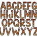 Wild Animal Skins Digital Alphabet Letters PNG Hand Drawn - Etsy