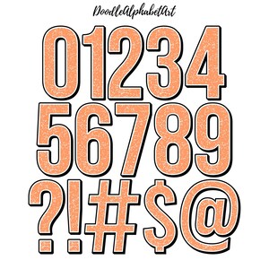 Grunge Retro Letters PNG, Teacher Color Palette, 5 Distressed ...