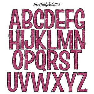 Cherry Berry Fruit Alphabet Valentine's Day PNG Letters & Numbers ...