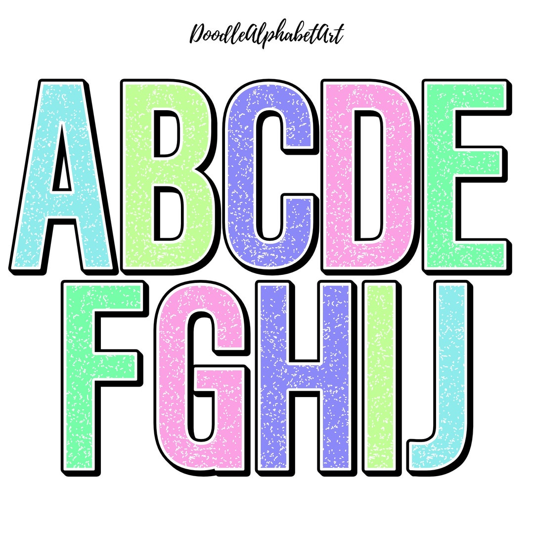 Easter Gift Designs With Grunge Retro Letters PNG, Distressed Font, 5 ...