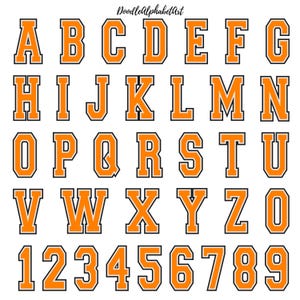 Kids Alphabet Letters PNG, Kids Sports Jersey, Kids Sports Letterman ...