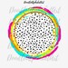 Colorful Round Dalmatian Background Patterns, Hand Drawn Sketch 3D ...