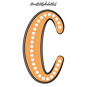 Fall Doodle Alphabet PNG Bundle: Handwritten Letter Sets (digital ...