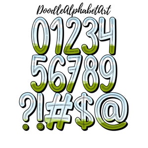 Scribble Canva Frame Letters, Digital Hand-drawn Doodle Alphabet Comic ...