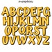 Kindergarten Colorful Alphabet Letters PNG, White Brush Stroke, Block ...