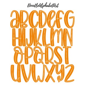 White Scribble Lines on Gold Background Alphabet PNG, Hand Drawn ...