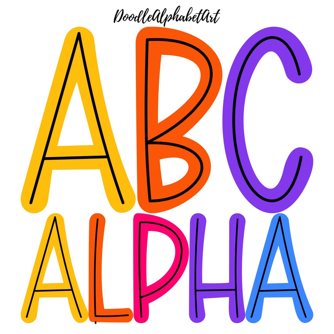 Black Centerline Letters Uppercase PNG, High Brightness and High ...