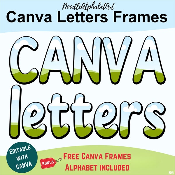 Canva Font Teacher - Etsy