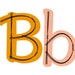 Bright Boho Color Scribble Alphabet Letters PNG, Doodle Alphabet PNG ...
